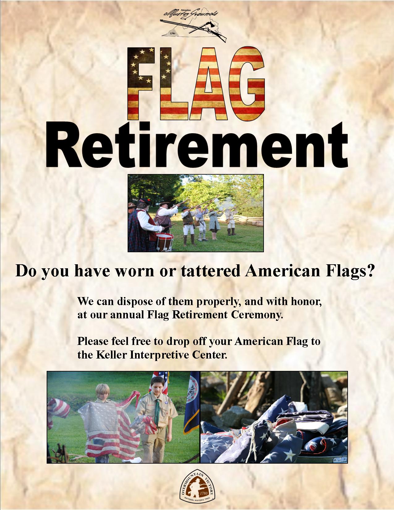 Flag Retirement | Abingdon Muster Grounds